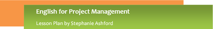 header english for project management